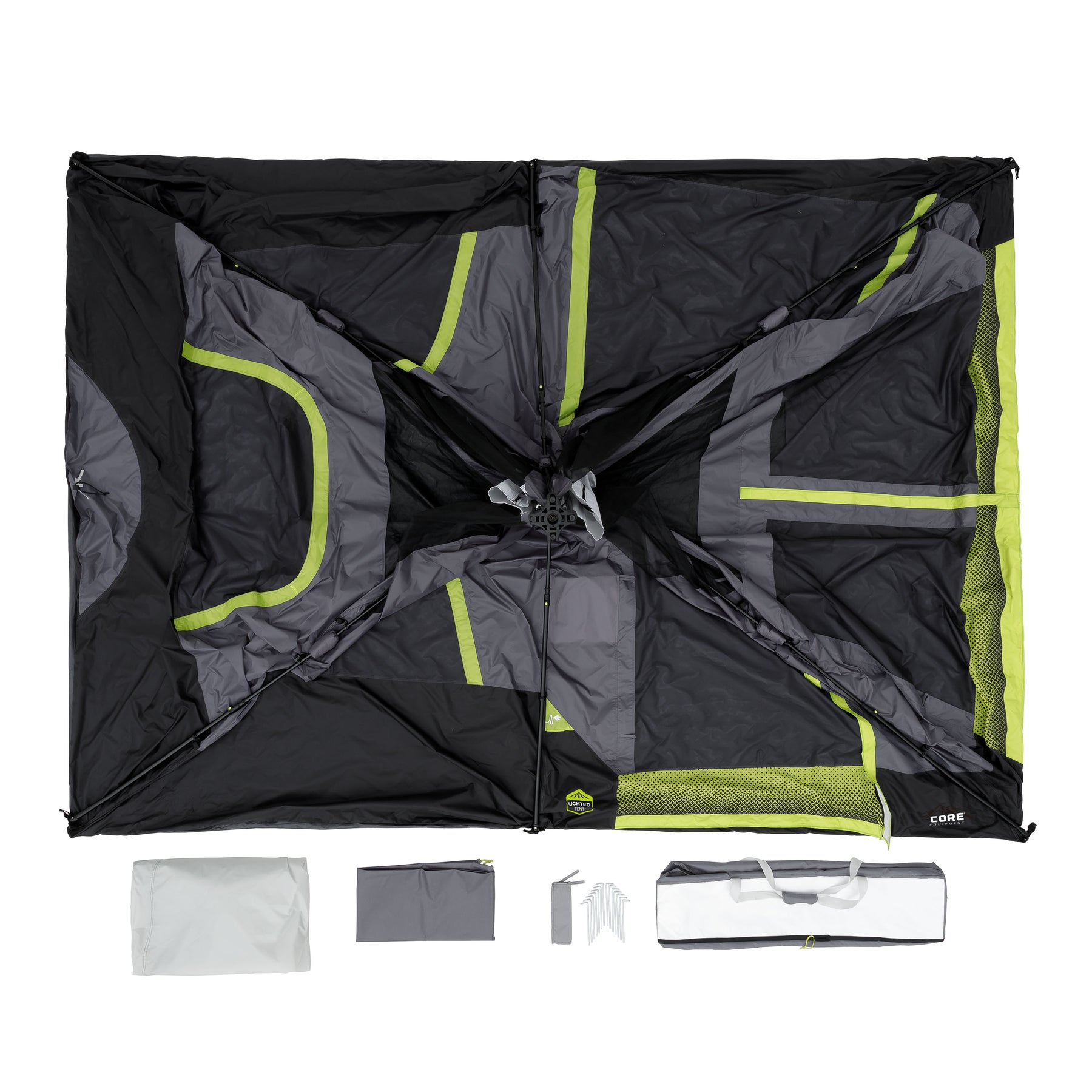 10 Person Lighted Instant Cabin Tent – Core Equipment