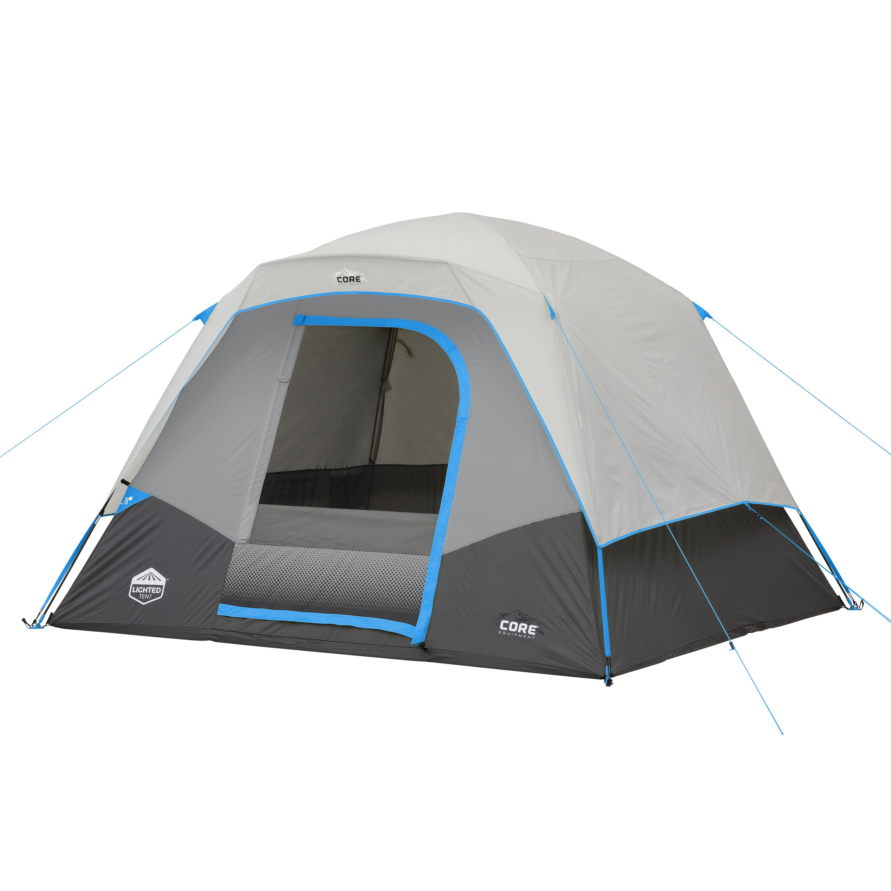 6 Person Lighted Dome Tent – Core Equipment