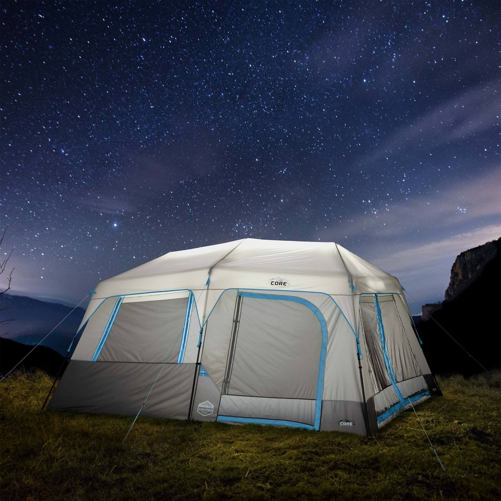 10 Person Lighted Instant Cabin Tent – Core Equipment