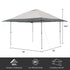 13' x 13' Center Push Eaved Instant Canopy – Core Equipment
