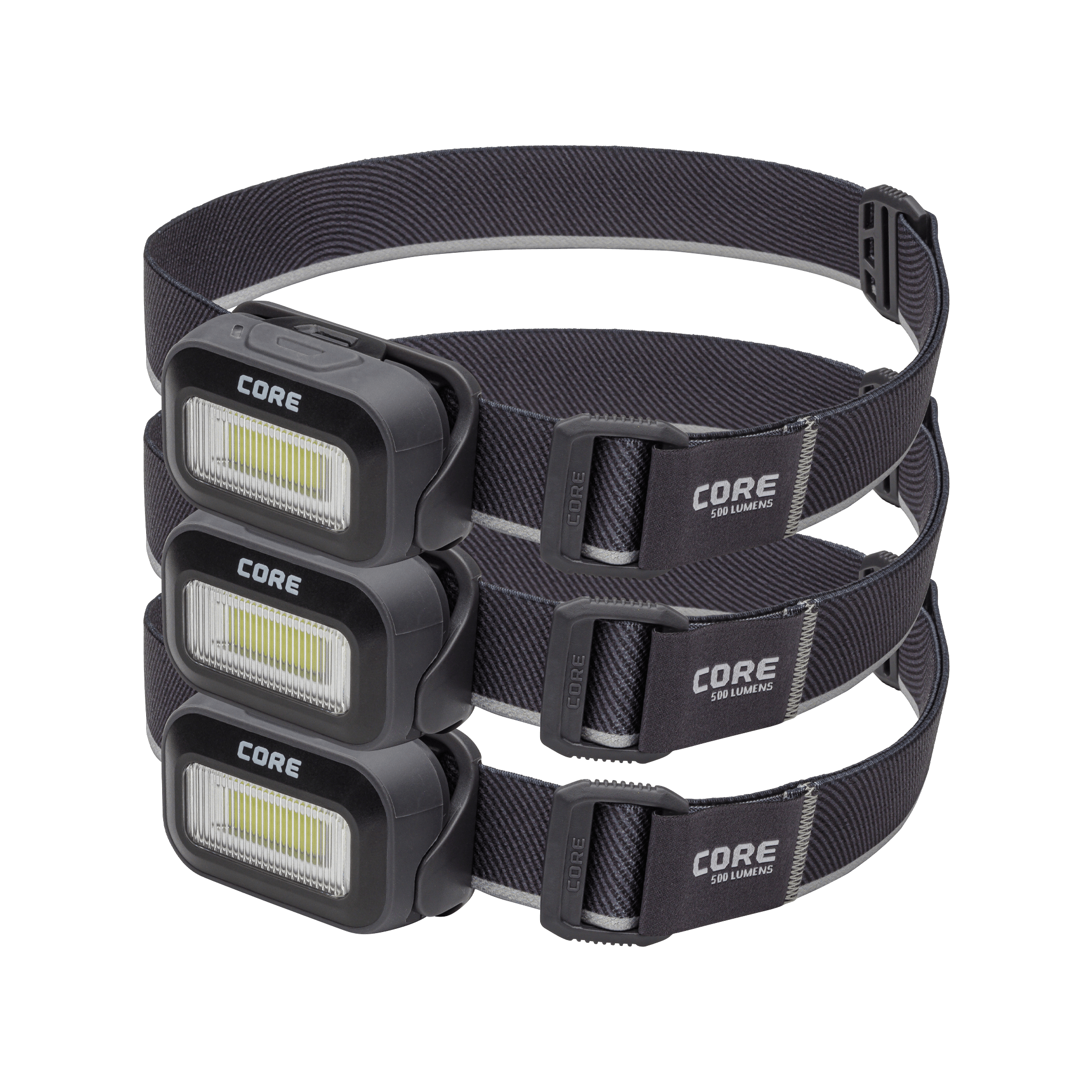 500 Lumen AAA Headlamp 3-Pack – Core Equipment
