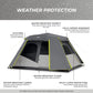 6 Person Instant Cabin Tent with Full Rainfly – Core Equipment