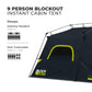 9 Person Blockout Instant Cabin Tent (14' x 9') | CORE Equipment – Core ...