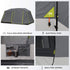 9P Instant Cabin Tent with Full Rainfly | Core Equipment