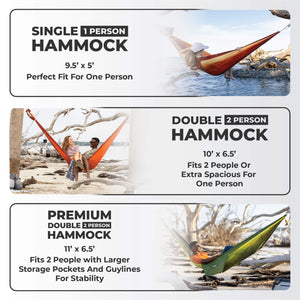 Premium Double Hammock – Core Equipment